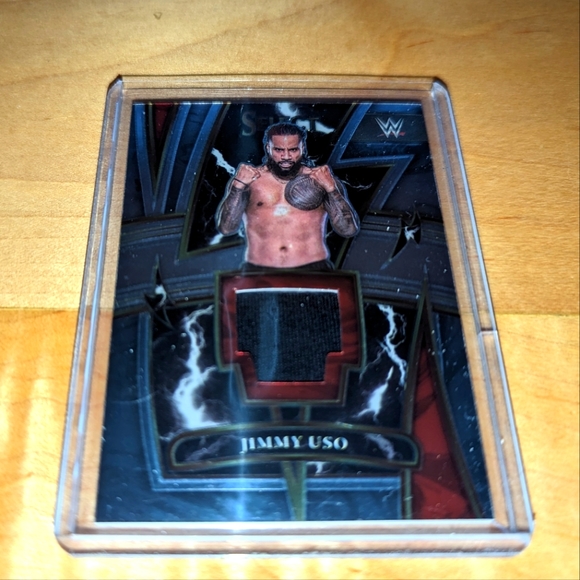 WWE | Toys | Jimmy Uso Wwe Wrestling Jersey Trading Card Swatch Relic ...